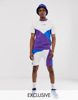Agora co ord in white with contrast panelling | ASOS
