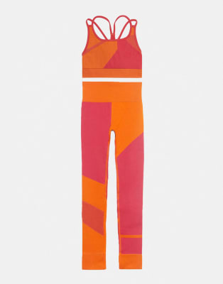 ASOS 4505 - Ensemble de yoga sans coutures - Color block multicolore | ASOS