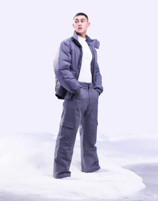 ASOS 4505 utility ski jacket and cargo ski pant in grey | ASOS