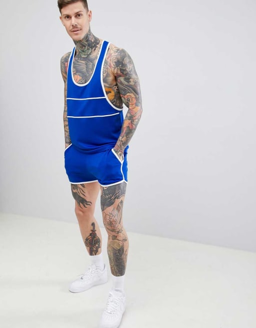 ASOS DESIGN blue retro track two-piece | ASOS