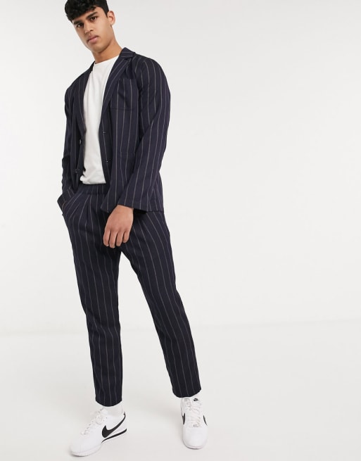 ASOS DESIGN co-ord in navy stripe | ASOS