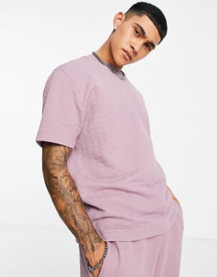 ASOS DESIGN co-ord in pink quilted fabric | ASOS