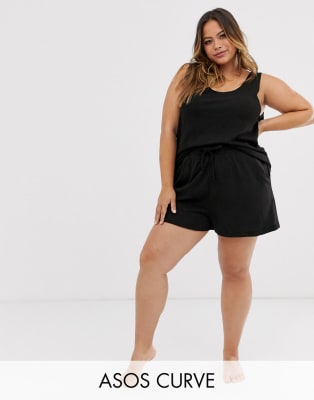 ASOS DESIGN – Curve – Mixa och matcha – Mysig, supermjukt linne och ...