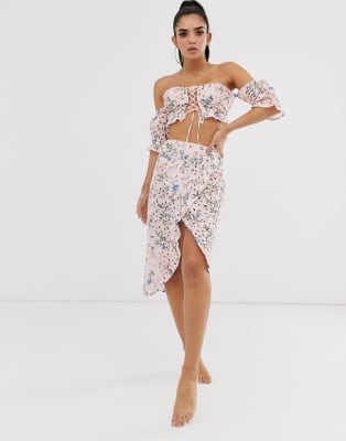 ASOS DESIGN - Ensemble de plage de première qualité en broderie anglaise fleurie | ASOS