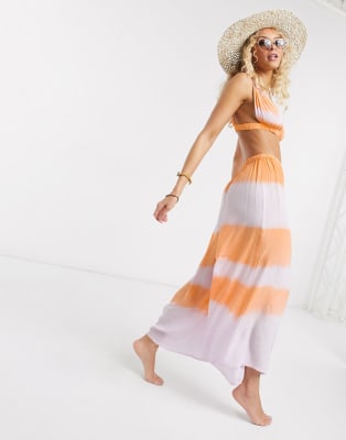ASOS DESIGN - Ensemble de plage effet froissé - Pastel tie-dye | ASOS