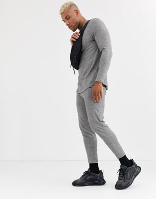 ASOS DESIGN - Ensemble en maille torsadée - Gris | ASOS