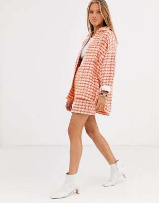 ASOS DESIGN fluro pop boucle suit | ASOS