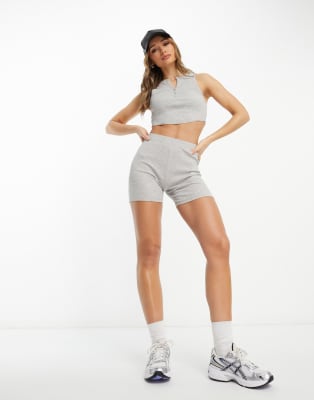 ASOS DESIGN gray rib set | ASOS