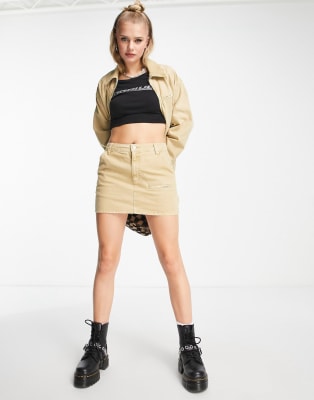 ASOS DESIGN minimal utility skirt and jacket co-ord | ASOS