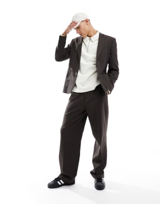 ASOS DESIGN mix & match suit in brown | ASOS