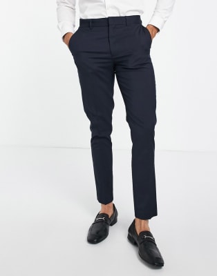 ASOS DESIGN navy suit in skinny | ASOS