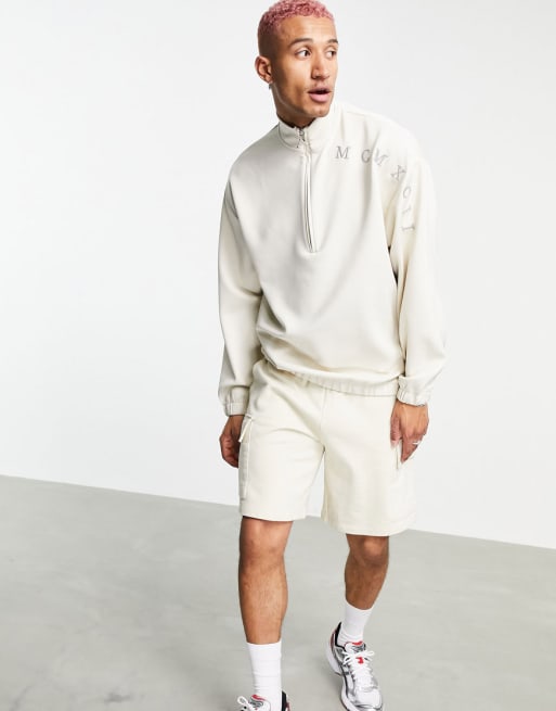 Asos Design Oversized Co Ord Set Van Scubastof Met Geborduurde