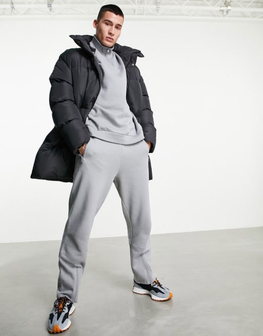 ASOS DESIGN oversized set with stitch detail in gray | ASOS