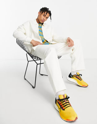 ASOS DESIGN relaxed smart set in off white | ASOS