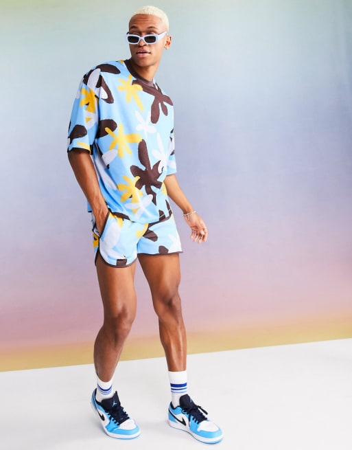 ASOS DESIGN set in all-over blue floral print | ASOS