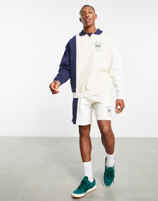 ASOS DESIGN set in beige colour block | ASOS