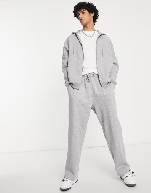 Asos Design Set In Extremer Oversize Passform In Kalkgrau Asos