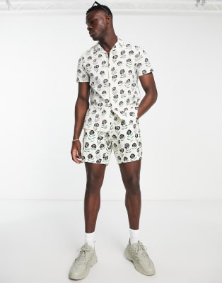 ASOS DESIGN set in linen mix floral print | ASOS