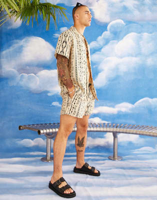 ASOS DESIGN set in pattern stripe | ASOS