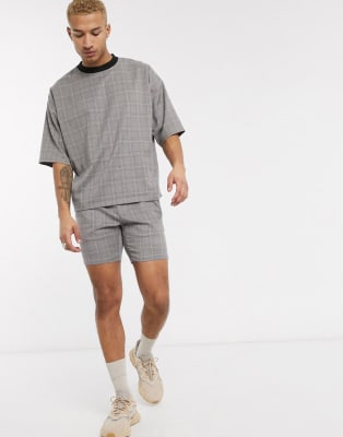 ASOS DESIGN skinny woven two-piece in check | ASOS
