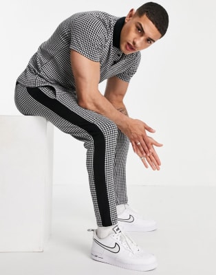 ASOS DESIGN smart co-ord in dogtooth print | ASOS
