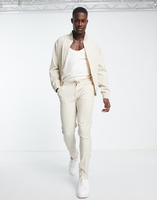 ASOS DESIGN smart co-ord in stone | ASOS