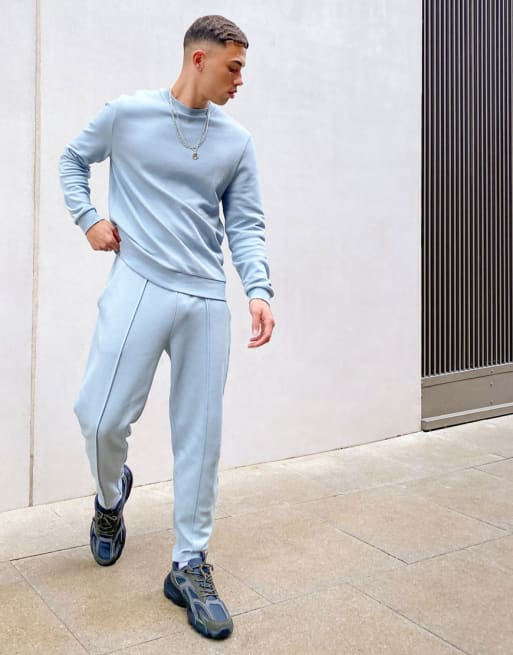 ASOS DESIGN smart co-ord in textured fabric in grey | ASOS