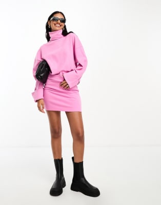 ASOS DESIGN – Superweiches Set in leuchtendem Rosa | ASOS
