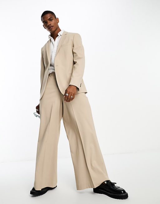 ASOS DESIGN – Szarobeżowy dopasowany garnitur | ASOS ASOS DESIGN – Szarobeżowy dopasowany garnitur | ASOS