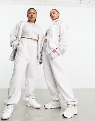 ASOS DESIGN Weekend Collective curve ice heather WCA logo set | ASOS