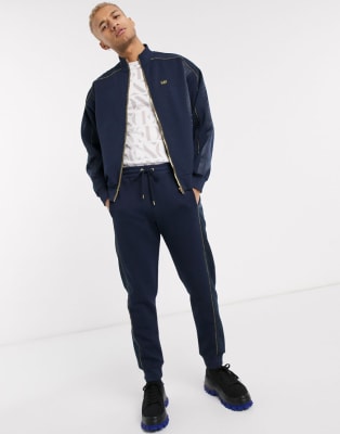 ASOS EDITION two-piece in satin navy | ASOS