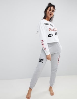 ASOS LOUNGE Coca Cola Sweat Set | ASOS