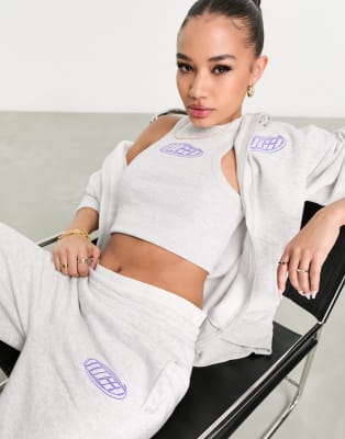 ASOS Weekend Collective set in ice heather | ASOS