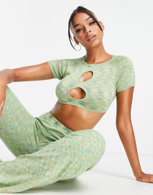 ASYOU - Ensemble en maille teinte par section - Multicolore | ASOS