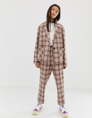 COLLUSION soft check suit | ASOS