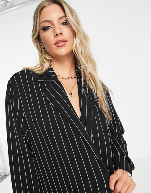 Conjunto de sastre negro con raya diplomática de JDY | ASOS Conjunto de sastre negro con raya diplomática de JDY | ASOS