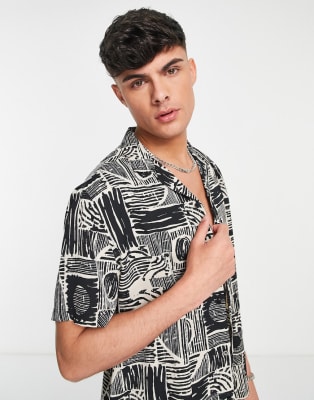 Conjunto monocromático con estampado de inspiración vintage de ASOS ...