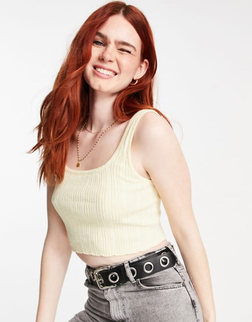 Cotton:On cardi and tank set in lemon | ASOS