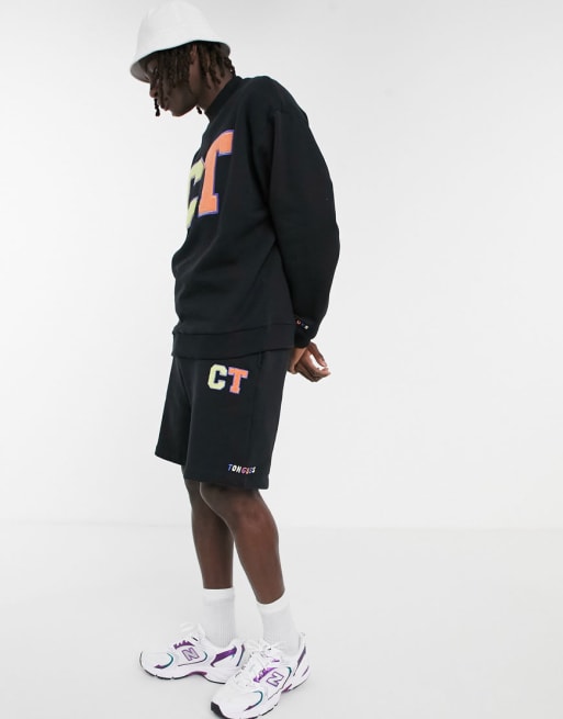 Crooked Tongues Set Varsity In Black Asos