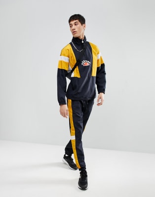 ellesse Tracksuit With Panels In Black | ASOS