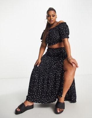 Esmee Plus - Ensemble de plage à pois | ASOS