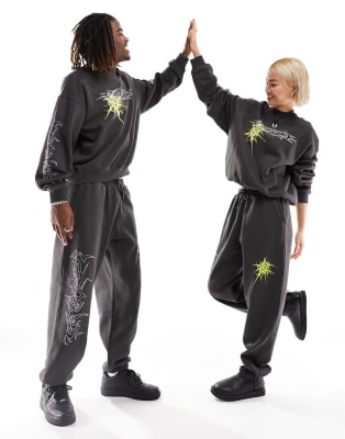 Exclusivité ASOS - Weekday - Ensemble unisexe avec imprimé graphique et ...