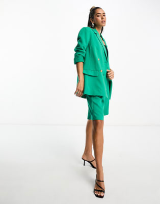 French Connection tailored emerald green set | ASOS
