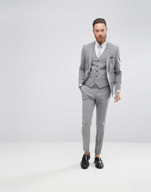 Harry Brown Plain Stretch Skinny Suit | ASOS