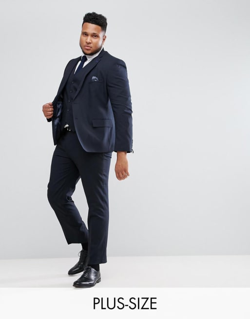 Harry Brown PLUS - Costume uni stretch coupe slim | ASOS