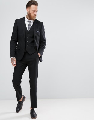 Harry Brown - Veste de costume slim stretch unie - Noir | ASOS