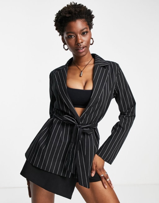 Heartbreak Mix And Match Completo Nero Gessato Asos