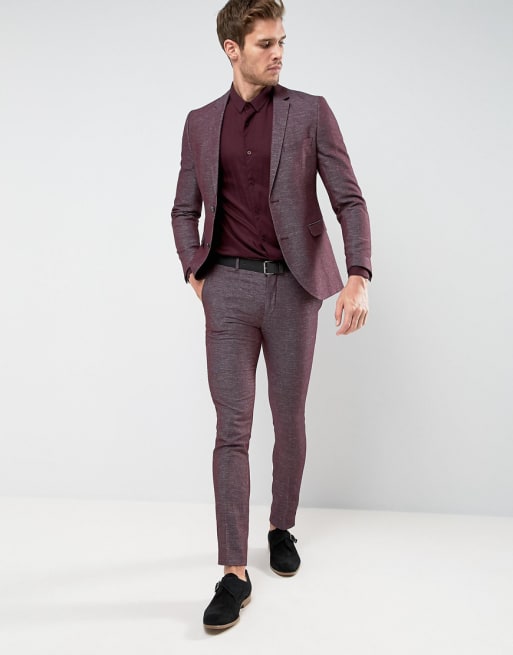 Jack & Jones Premium – Enger Anzug mit Struktur | ASOS