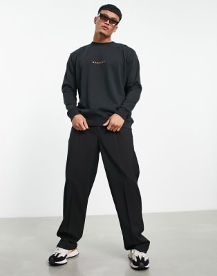 Mennace Essentials two-piece set in black | ASOS