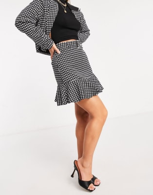Missguided co-ord in houndsooth | ASOS